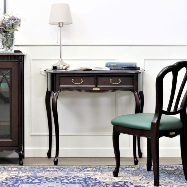 【寸　法】＜外　　寸＞　W80 × D41cm × H72cm＜引出内寸＞　W23 × D30 × H73cm（ゴムストッパー付）＜脚下オープン部＞　W56/68 × D30 × H55.3/56.7cm【仕　様】　天板：突板模様貼　引出 ...