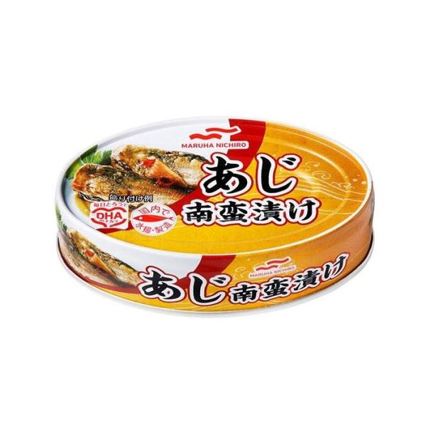 缶切り不要南蛮漬けの甘酸っぱいたれと油で揚げた国産あじを使用した揚げ物惣菜缶詰。あじ特有のゼイゴまで柔らかく食べやすく仕上げました。賞味期間：製造より３年原材料名：あじ、たまねぎ、しょうゆ、砂糖、果実酢、植物油脂、酒、米発酵調味料、唐辛子/...