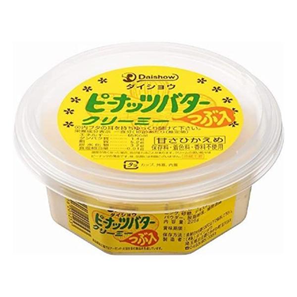 保存料、着色料、香料不使用水を使わずペースト状にしているためピーナッツ本来のコクと味わいを楽しめます。賞味期間：製造より180日原材料：ピーナッツ(米国産)、ショートニング、砂糖、粒ピーナッツ、 デキストリン、クリーミングパウダー、脱脂粉乳...