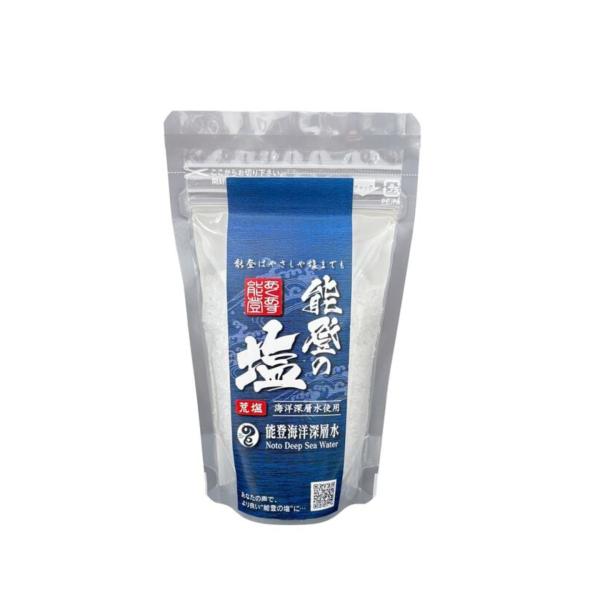 深層水の特性を活かし低温製法で作った「能登の塩」能登海洋深層水施設では汲み上げた海洋深層水を100％使用しバランスのとれたミネラルの特性を活かす為に60度以下の温度でゆっくりと時間をかけて、塩に仕上げました。施設では海洋深層水を1.5倍に濃...