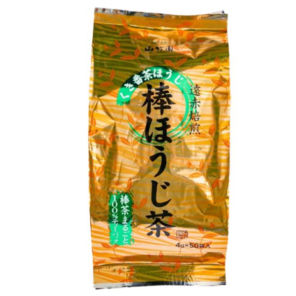 体にやさしいくき番茶を遠赤焙煎によってじっくりほうじているため、従来よりこうばしさが際だっています。遠赤焙煎したくき番茶（棒茶）をそのままパックしているため棒茶本来のこうばしい香り、甘味、コクが楽しめます。渋みや苦みが無いため、とても飲みや...