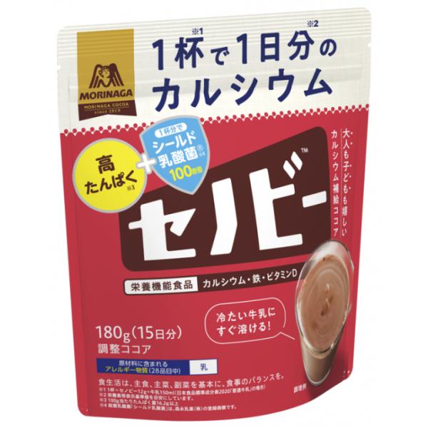 冷たい牛乳にも溶けやすく、１杯で１日分のカルシウムが摂れる栄養機能食品のココアです。成長期のお子さんや骨の健康を気にする年配の方へのカルシウム摂取をサポートします。カルシウムやリンなどの吸収とともに丈夫な身体をサポートするビタミンDを配合し...