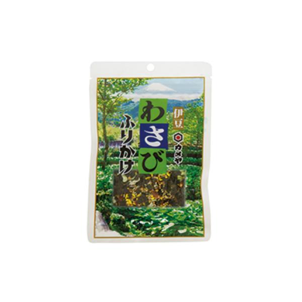 本品を一度ご賞味いただきたくトライアル価格にて特価販売中です。是非この機会にお買い求めください。ゴミ捨てが楽な袋タイプ！ジップロック付、瓶への詰め替え用にもわさびふりかけの代名詞とまで言われている「カメヤのわさびふりかけ」パッパッとふりかけ...