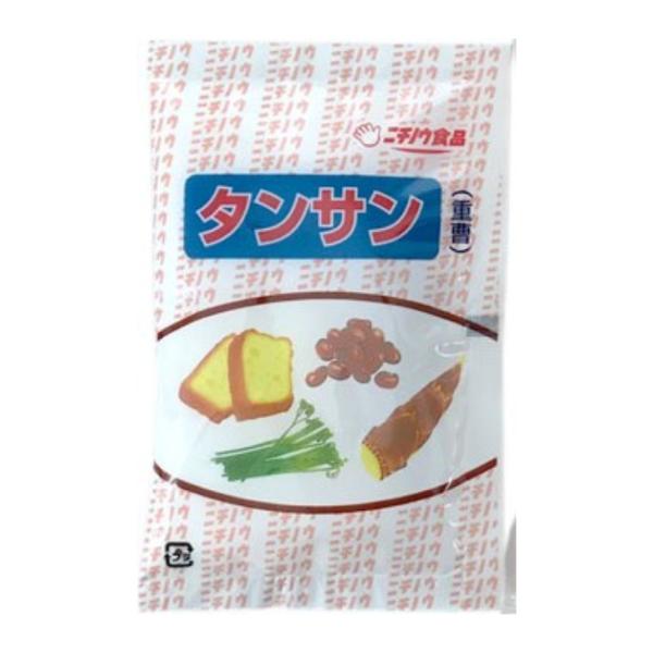 食品用グレードのタンサンですので口にするものでも安心してご利用になれます。山菜のあく抜きやお菓子作りのふくらし粉としてはもちろん茶渋などの汚れ落としまで幅広い用途でご利用になれます。賞味期間：製造より３年原材料：炭酸水素ナトリウムコンタミ：...