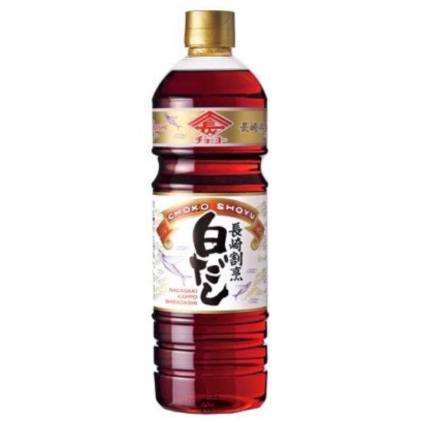 本醸造うすくちしょうゆを使用し、隠し味に飛魚（あご）だしをきかせた昆布風味豊かな白だしです。お吸い物やお雑煮、おでんなど素材の色をいかしたお料理にうすめるだけで簡単にご利用できます賞味期限： 製造日より１年原材料名：しょうゆ（小麦・大豆を含...