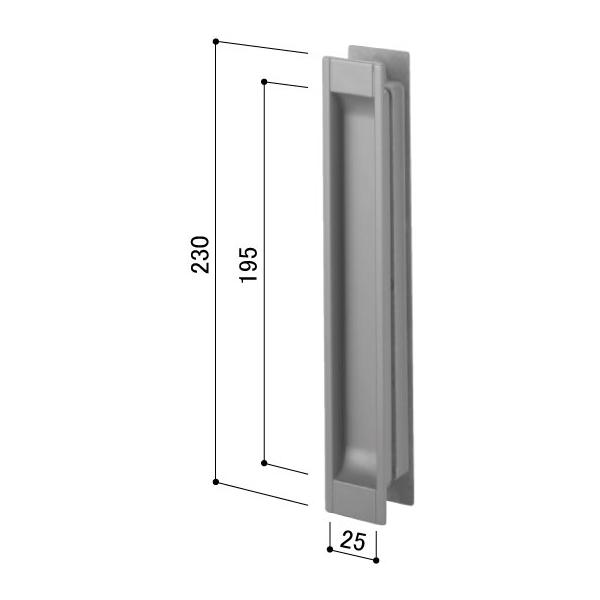YKKの引手(HH-N-0012)は、玄関引戸に最適な大型引手です。船底引手のデザインにより、しっかりとした持ちやすさを提供します。高品質な素材を使用しており、耐久性に優れています。加工なしで引戸や引き戸にスムーズに取り付け可能です。シンプ...