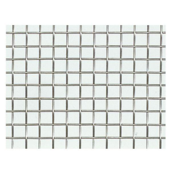 縦線と横線が一定の間隔を保ち、1本ずつ相互に交わっている織り方です【ステンレス】【金網】【梱包内容】ステンレス平織金網ロール※若干の切断誤差があります。