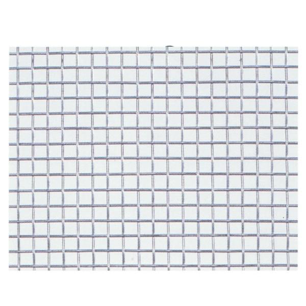 縦線と横線が一定の間隔を保ち、1本ずつ相互に交わっている織り方です【亜鉛メッキ】【平織り金網】