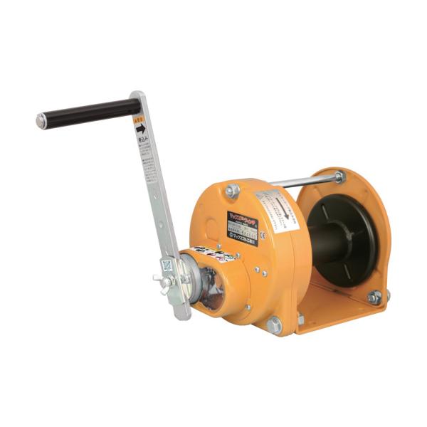 ※商品の詳細はメーカー公式サイトをご覧ください。【質量】14.1kg【特長】●特殊クラッチカバーの中にストッパーを内蔵した方式で誤操作ができない構造のため、危険性もなく安全な作業を行うことができます。【仕様】●最大能力(t)：0.3●減速比...