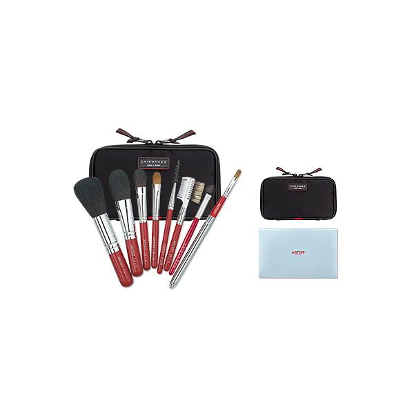 パウダーチークアイシャドー（L）アイシャドー（M）ブラシ＆コームアイシャドーチップスクリューリップ※ブラシケースは赤・黒からお選びいただけます。