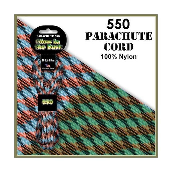 1917年創業の老舗ロープメーカー アメリカ Pepperell 社製550 Parachute Cord耐荷重量：約250Kg （550ポンド）ナイロン製 100% 中芯7本入太さ：約 4.5mm - 5.0mmMil-spec stan...
