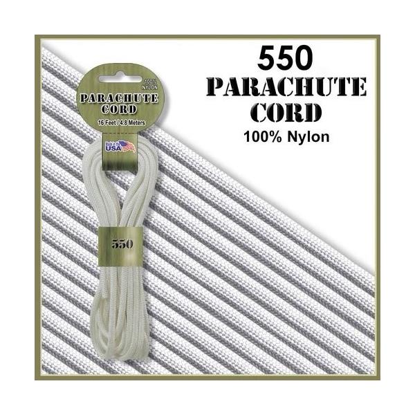 1917年創業の老舗ロープメーカー アメリカ Pepperell 社製550 Parachute Cord耐荷重量：約250Kg （550ポンド）ナイロン製 100% 中芯7本入太さ：約 4.5mm - 5.0mmMil-spec stan...