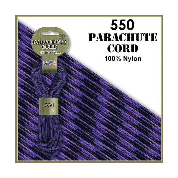 1917年創業の老舗ロープメーカー アメリカ Pepperell 社製550 Parachute Cord耐荷重量：約250Kg （550ポンド）ナイロン製 100% 中芯7本入太さ：約 4.5mm - 5.0mmMil-spec stan...