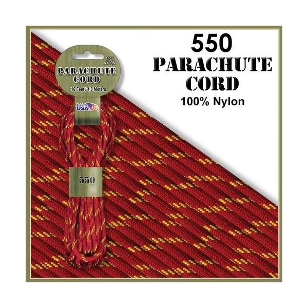 1917年創業の老舗ロープメーカー アメリカ Pepperell 社製550 Parachute Cord耐荷重量：約250Kg （550ポンド）ナイロン製 100% 中芯7本入太さ：約 4.5mm - 5.0mmMil-spec stan...