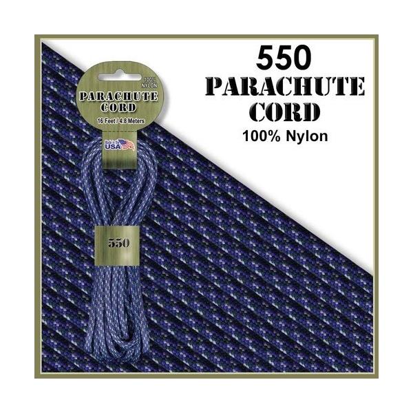 1917年創業の老舗ロープメーカー アメリカ Pepperell 社製550 Parachute Cord耐荷重量：約250Kg （550ポンド）ナイロン製 100% 中芯7本入太さ：約 4.5mm - 5.0mmMil-spec stan...