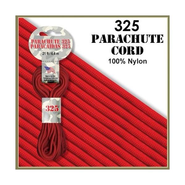 1917年創業の老舗ロープメーカー アメリカ Pepperell 社製325 Parachute Cord耐荷重量：約148Kg （325ポンド）ナイロン製 100% 中芯3本入太さ：約 2.5mm - 3.0mmMil-spec stan...