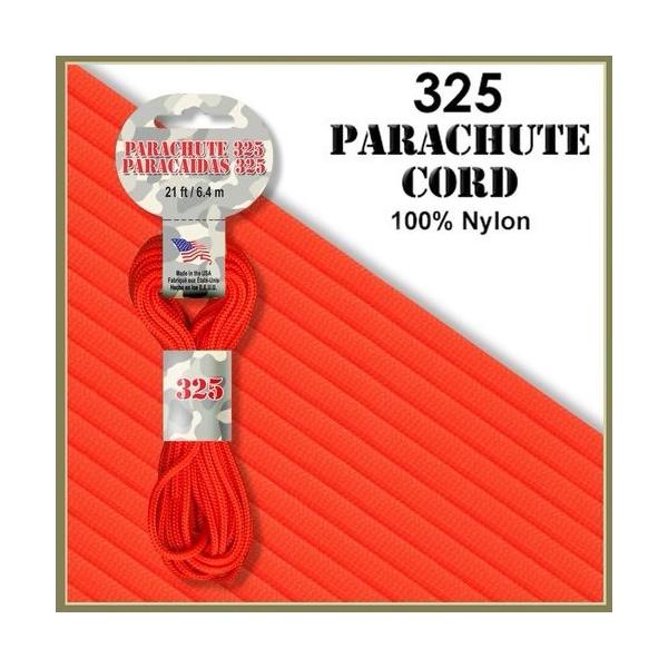 1917年創業の老舗ロープメーカー アメリカ Pepperell 社製325 Parachute Cord耐荷重量：約148Kg （325ポンド）ナイロン製 100% 中芯3本入太さ：約 2.5mm - 3.0mmMil-spec stan...