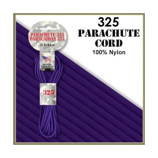 1917年創業の老舗ロープメーカー アメリカ Pepperell 社製325 Parachute Cord耐荷重量：約148Kg （325ポンド）ナイロン製 100% 中芯3本入太さ：約 2.5mm - 3.0mmMil-spec stan...