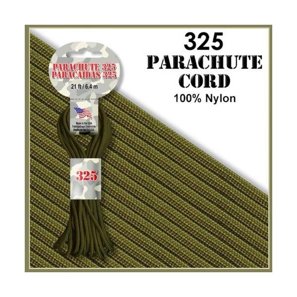 1917年創業の老舗ロープメーカー アメリカ Pepperell 社製325 Parachute Cord耐荷重量：約148Kg （325ポンド）ナイロン製 100% 中芯3本入太さ：約 2.5mm - 3.0mmMil-spec stan...
