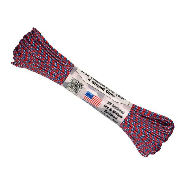 Atwood Rope MFG 社製アメリカ製耐荷重量：約125Kg （275ポンド）太さ：約2.4mmDiameter: 3/32ナイロン製 中芯4本入4Strand CoreUV resistant　耐紫外線Made in the US...