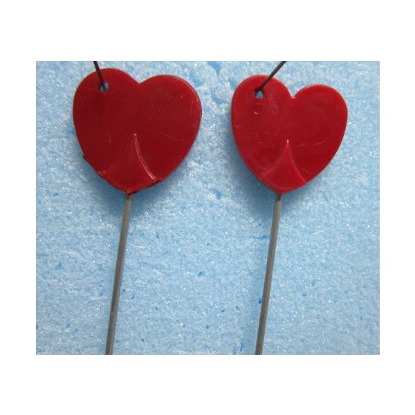 【 懐かしいツッツキ棒 】メーカー：不明ハート形のツッツキ棒中古品です。全長：長さ/約15.5cmが2本セットパチンコ玉が後ろパックに詰まった時などにツッツキ棒で詰まった所を突っついていました。他にも、色々な使い方が有るかともいます。文字数...