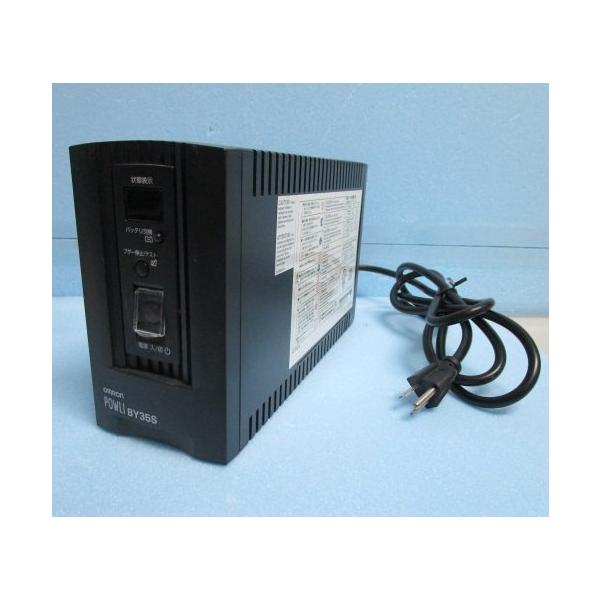 【無停電電源装置(UPS)】omron/オムロンPOWLI　BY35S無停電電源装置(UPS)です。本体だけで、付属品はございません。説明書などはネットなどで見る事が出来ました。文字数制限がある為、以降はパソコンでご覧になっていただきますよ...