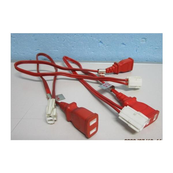 【データカウンター備品：配線】大一電機電源コード　3本セット (中古品)保管環境により傷・汚れ・色あせ・等が有る事も御座います。 文字数制限がある為、 以降はパソコンでご覧になっていただきますようにお願いいたします。