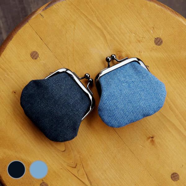 手のひらサイズがかわいい1.8寸がま口。御朱印をいただく際の初穂料や、ご参拝のお賽銭用のお財布としてご利用下さい。予め小銭を用意することは御朱印をいただく際の心遣いとして、マナーのひとつとされています。薄手のデニム風生地を使用。お色はライト...