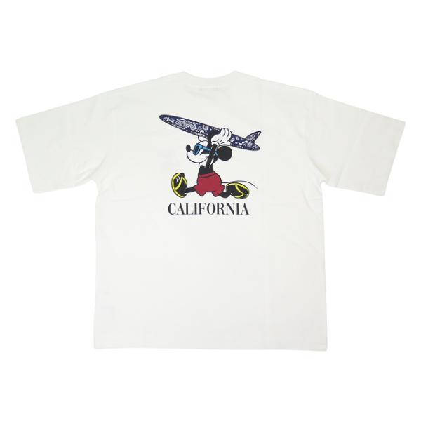 【メンズ-Tシャツ】アンティバルとディズニーのコラボアイテム 半袖ビックTシャツです♪サーフボードを手にしたミッキーマウスの姿がキュート！柔らかく普段着に適したコットン素材で着心地抜群。遊び心たっぷりのTシャツはどんなボトムスにも相性良く決...