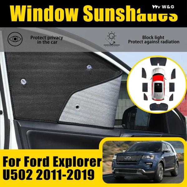 フルカーカバー サン バイザー フォード エクスプローラー U502 MK5 2011-2019 車用サンパラソル ウィンドウ プロテクター ウィンドウ バイザー カバー アクセサリー カスタムパーツ アクセサリー 交換用部品Product...