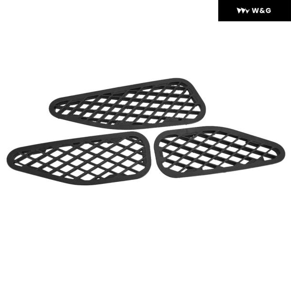 フロントフードヒーターダクトホールカバー エアカウル グリル 3個5579635010 5579235010 5579135010 トヨタ FJクルーザー 2007-2014 カスタムパーツ アクセサリー 交換用部品Hign-concern...