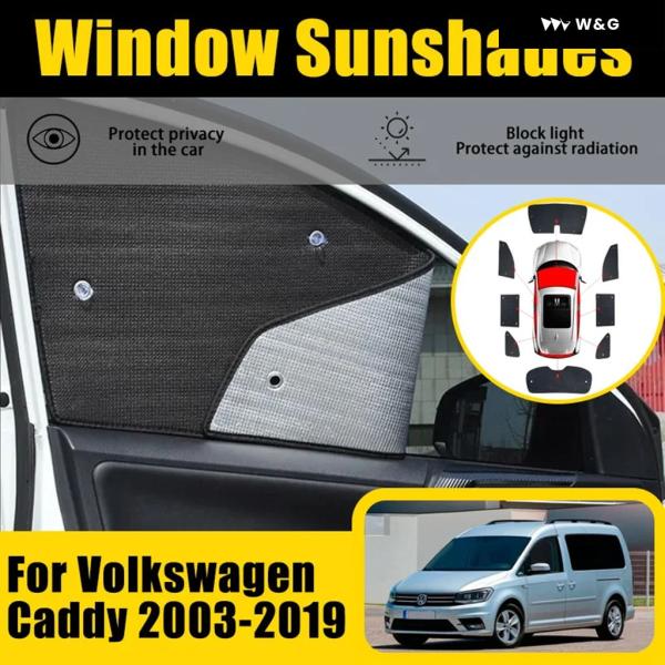 車用フルサン バイザー フォルクスワーゲン VW キャディ 2K マキシ 2003~2019 2004 2005 ウィンドウサン バイザー サンシェード カバー アクセサリー カスタムパーツ アクセサリー 交換用部品Product appl...