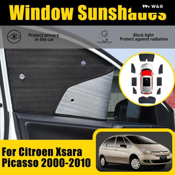 車用フルサン バイザー シトロエン クサラ ピカソ 2000~2010 2001 2002 2003 ウィンドウサン バイザー サンシェード カバー アクセサリー カスタムパーツ アクセサリー 交換用部品Product applicatio...