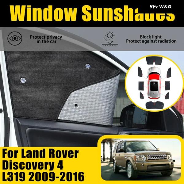 フルカーカバー サン バイザー ランドローバー ディスカバリー 4 LR4 L319 2009~2016 2015 車用パラソル ウィンドウ バイザー 日焼け防止アクセサリー カスタムパーツ アクセサリー 交換用部品Product appl...