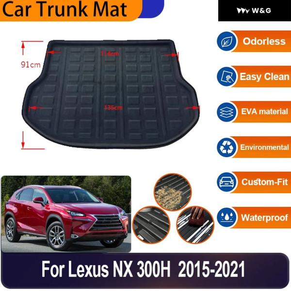 レクサス NX 300H NX200T NX300H NX300 2015~2021 車用リア トランク マット EVA素材 滑り止め 収納 パッド カバー トランク マット カーパーツ カスタムパーツ アクセサリー 交換用部品Hign-c...