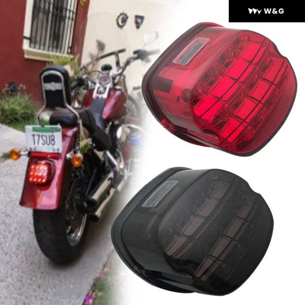 LEDブレーキ テールライト H-ARLEY DYNA FAT BOY FLSTF NIGHT TRAIN FXSTB SOFTAIL SPORTSTER ROAD KING ELECTRA GLIDE ROAD GLIDE カスタムパーツ...