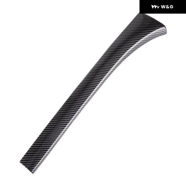 カーセンター コンソール サイドストリップカバー トリム カーボン スタイル ABS BMW 5シリーズE60 E61 2004-2010 左ハンドル カスタムパーツ アクセサリー 交換用部品Hign-concerned Chemical:...