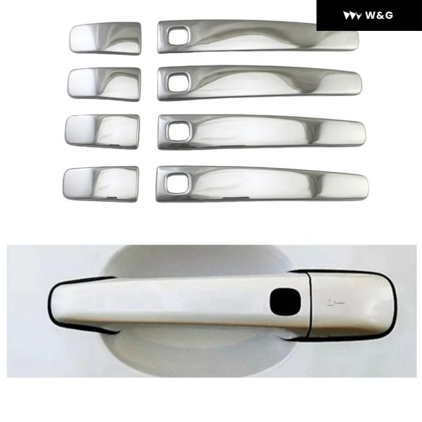 ボルボ S80 S40 V70 C70 V50 XC60 XC70 2007 2008 -2013 ステンレス シルバー カーアクセサリー ドアハンドル カバー トリム ペースト スタイル カスタムパーツ アクセサリー 交換用部品Hign-...