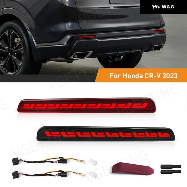 ホンダ CRV 2023 2024 LED リア バンパー リフレクター ライト ダイナミックウィンカー ランプ ランニングハザードブレーキ カーアクセサリー 12V カスタムパーツ アクセサリー 交換用部品Certification:CC...