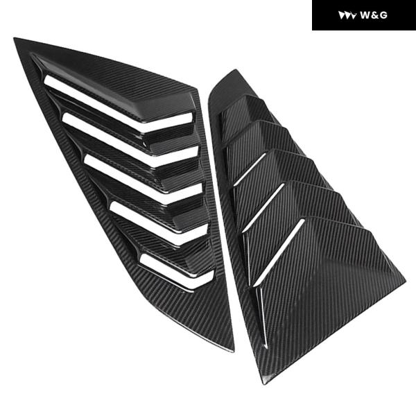 フォード マスタング 2024-2025 車 外装 アクセサリー リアウィンドウ スクープルーバー カバー トリム 2個 ABS デコレーション カスタムパーツ アクセサリー 交換用部品Hign-concerned Chemical:Non...