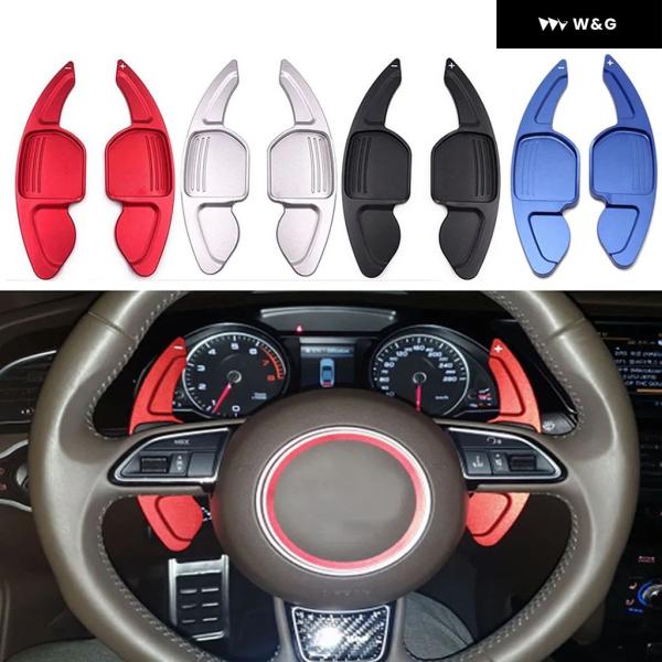 AUDI TT TTS MK2 8J A5 S5 クーペ A4 B8 A3 8P S3 Q5 A8 R8 スポーツバック クワトロ SLINE 車用ステアリングホイール DSG シフトパドルエクステンション カスタム パーツ アクセサリーH...