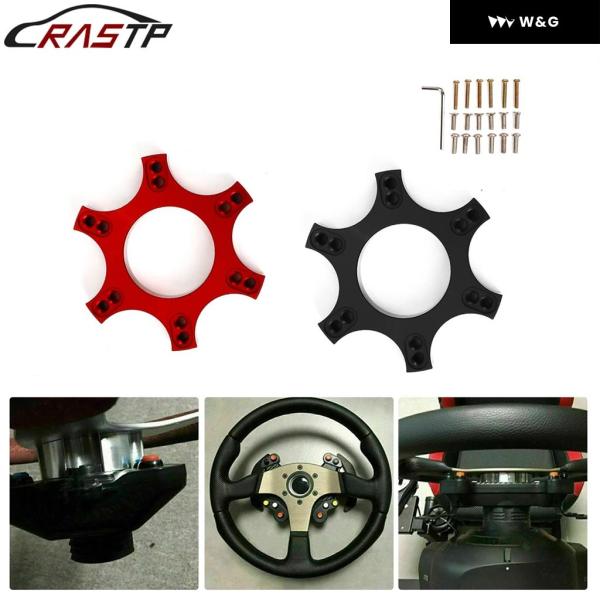 アルミ 70MM ホイールスペーサー アダプタープレートリング アップグレード 13/14インチ ステアリングホイールベース THRUSTMASTER T300RS RS-QR035 カスタム パーツ アクセサリーHign-concerne...