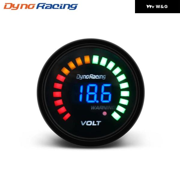 DYNORACING 2インチ 52MM 12V 車用デジタル電圧計 電圧計 メーター 20 LED ブラック 7.5-20V ボルト 電圧車メーター BX101456 カスタム パーツ アクセサリーHign-concerned Chemi...