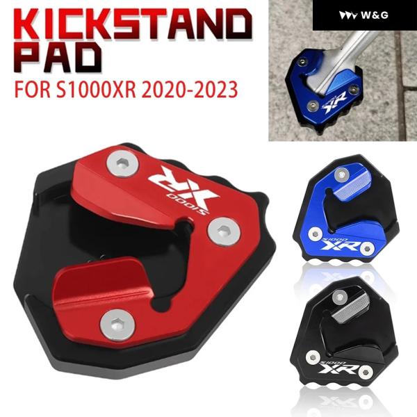 CNCキックスタンド延長プレートBMW S1000XR S 1000XR S 1000 X R 2020-23サイドスタンドサポートプレート拡大パッド カスタム パーツ アクセサリーHign-concerned Chemical:NoneI...