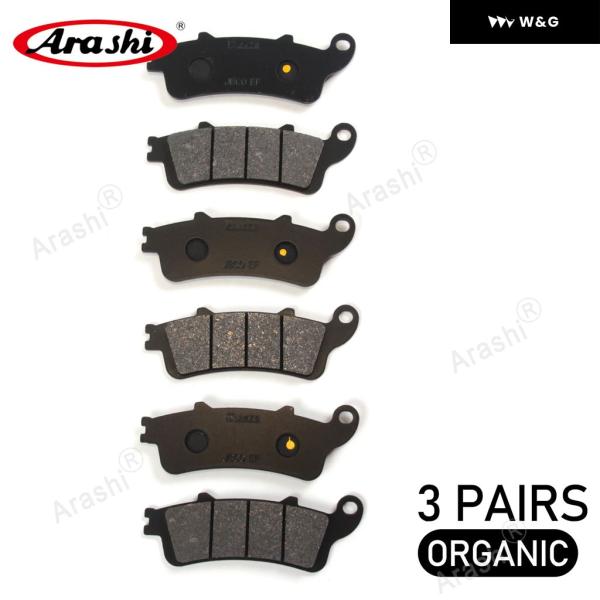 フロントリアブレーキパッド HONDA GL1800 GOLDWING 2006-14 オートバイディスクパッド カスタム パーツ アクセサリーHign-concerned Chemical:NoneYear:00Motobike Make...