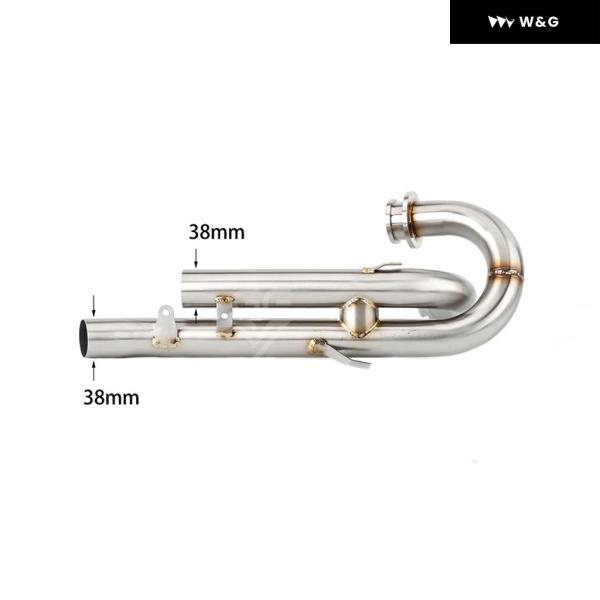 トライアンフ ストリート スクランブラー 2017-21 スクランブラー 900 2022 2023 エスケープ スリップオン バイク用エキゾースト ミッドリンクパイプ カスタム パーツ アクセサリーSpecial Features:Sli...