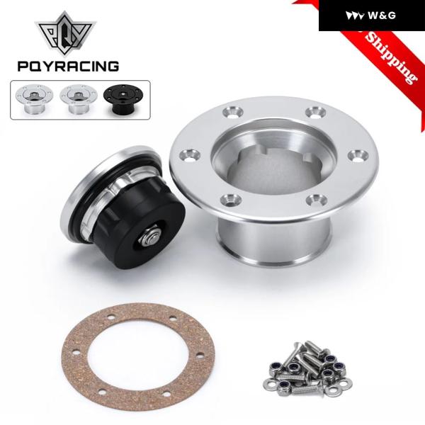 アルミビレット 燃料バッテリー / 燃料サージタンクキャップ フラッシュマウント 6ボルト 表面酸化 開口部 ID 35.5MM PQY-SLYXG01 カスタム パーツ アクセサリーHign-concerned Chemical:None...