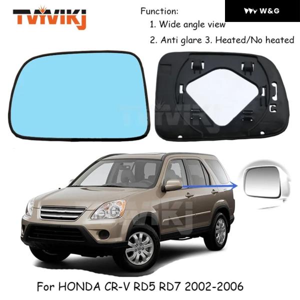 サイドバックミラー ブルーガラスレンズ ホンダ CRV CR-V RD5 RD7 2002-2007 広角ビュー 防眩カーミラー 1組 カスタム パーツ アクセサリーHign-concerned Chemical:NoneSpecial F...