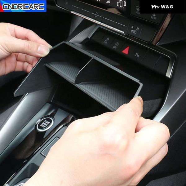 車用センター コンソール 収納 グローブ ボックス ホルダー トレイデコレーション アウディ A3 8Y 2021-2022 スポーツバックセダン LHD インテリア アクセサリー カスタム パーツ アクセサリーHign-concerned...