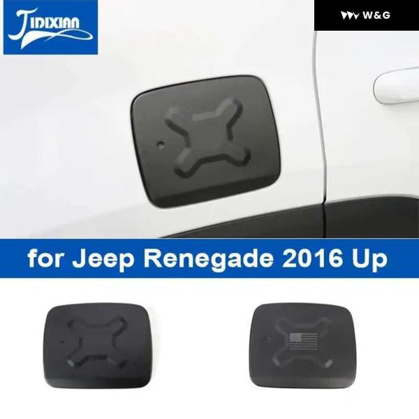 車用燃料 タンクキャップ デコレーションカバー ジープ レネゲード 2016-23年以降 外装 アクセサリー カスタム パーツ アクセサリーHign-concerned Chemical:NoneCategory:3DType Of Sti...